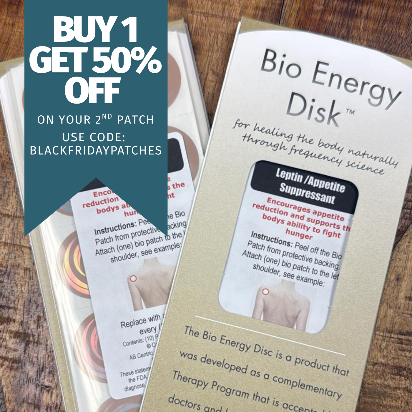 Bio Energy Disk Patch - Leptin and Appetite Suppressant Patches ...